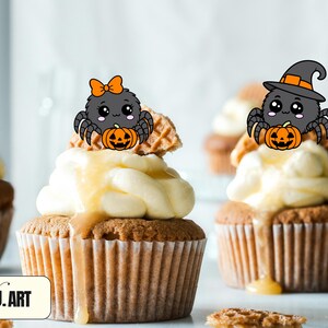 Halloween Spider SVG PNG DXF – Cute Layered Spider With Pumpkin, Witch ...