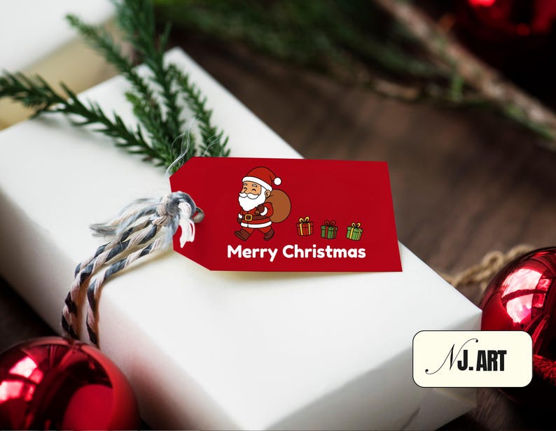 Cute Santa Claus With Gifts SVG – Christmas Clipart Bundle (digital ...