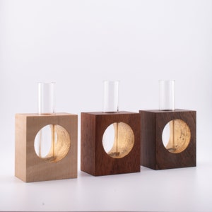 Set of 3 Elegant Hand Crafted Plant Vases With Upcycled Antique Test ...