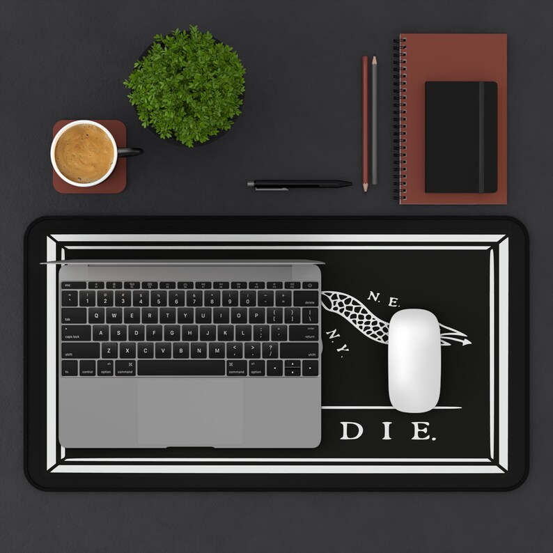 JOIN, or DIE Flag Desk Mat & Mouse Pad - American Revolution and ...