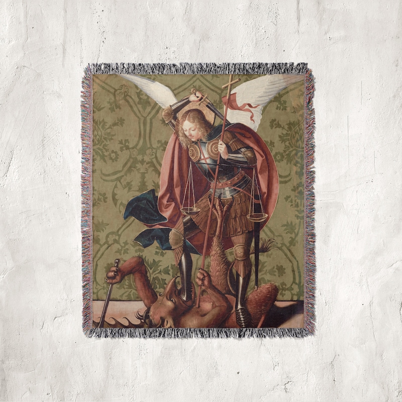 St Michael Blanket - Etsy