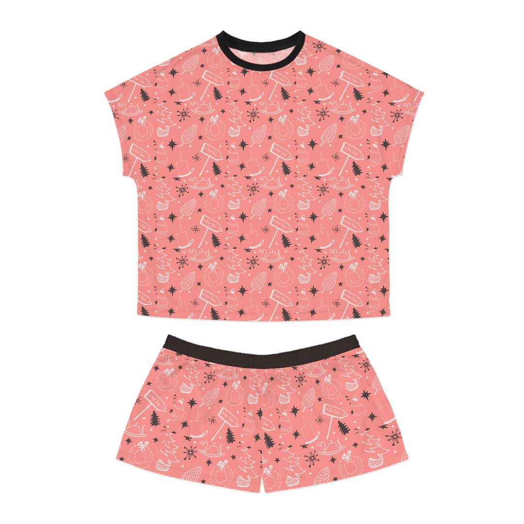 Colorful Pajamas Set for Women Sleeveless and Short Cute & - Etsy