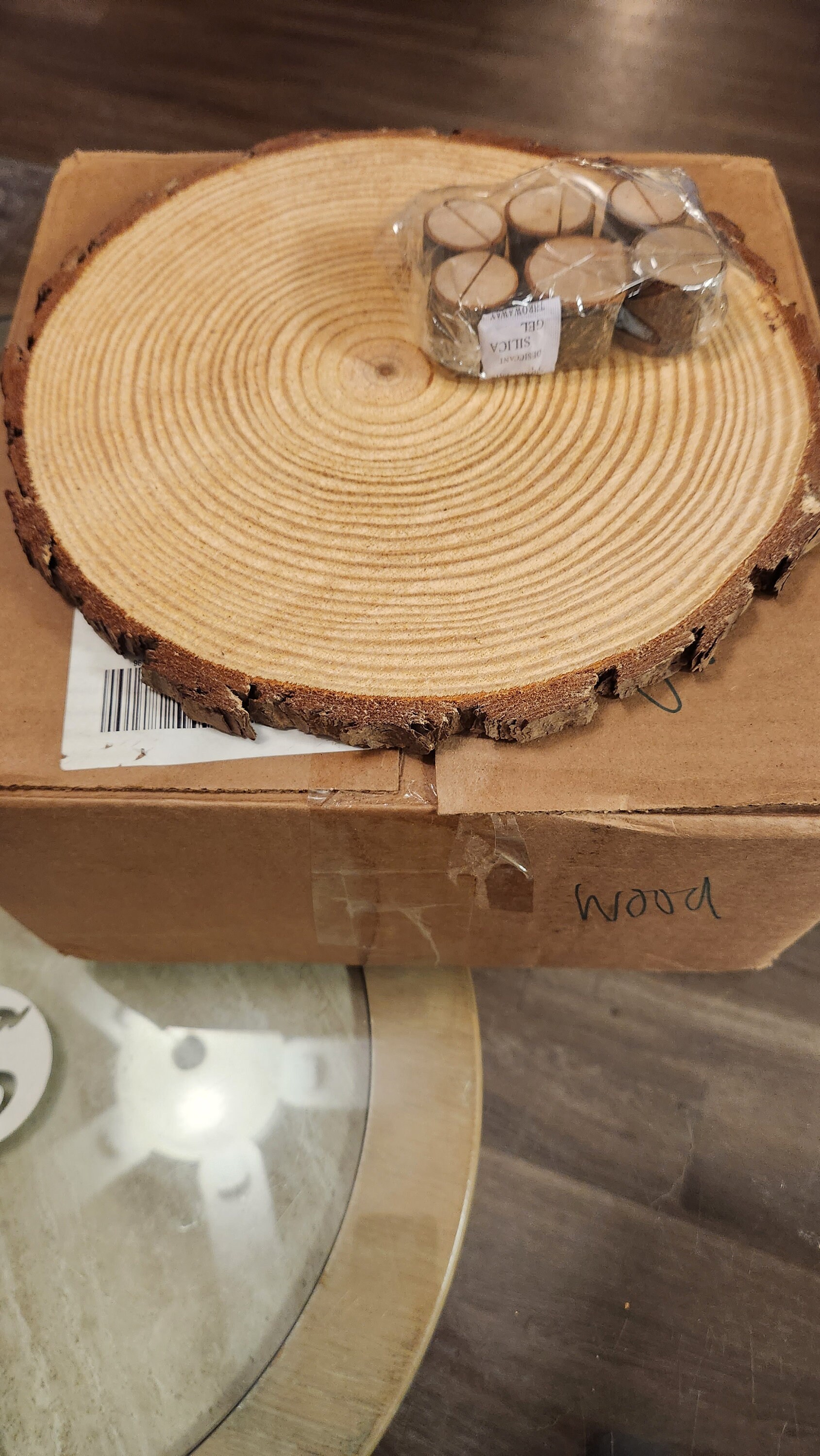 12 Diameter Wood Tree Trunk Table Centerpiece 10 Count - Etsy