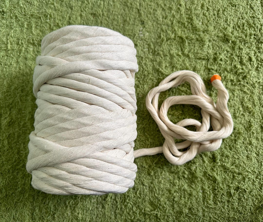12 Mm Cotton Supersoft Macrame String Weaving Supplies for Fiber Arts ...