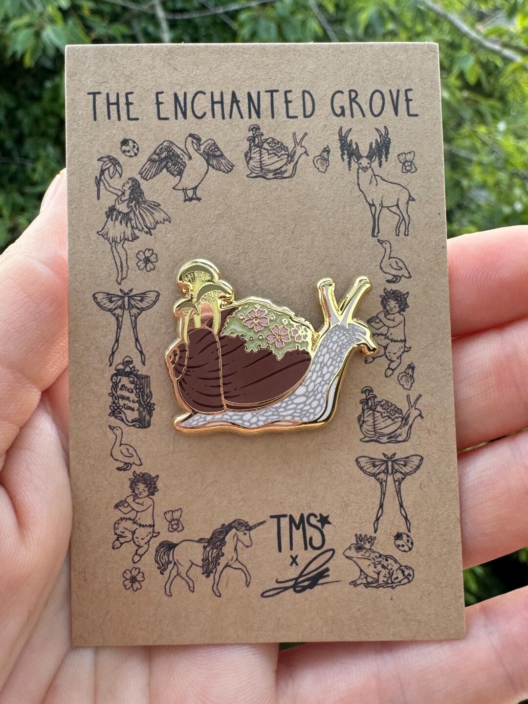 Ancient Snail - Enamel Pin - Etsy