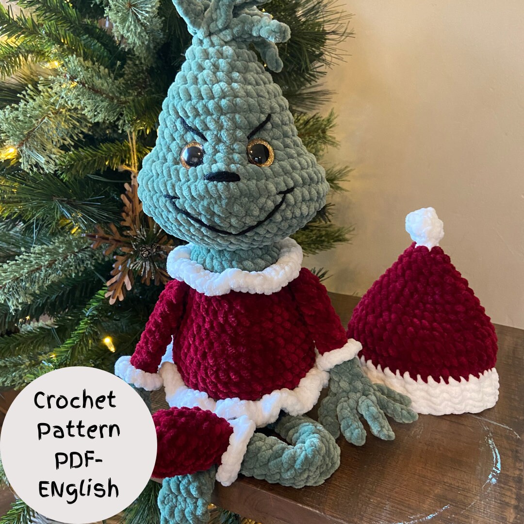 The Christmas Grump Digital Pattern-intermediate-pdf-english Only ...