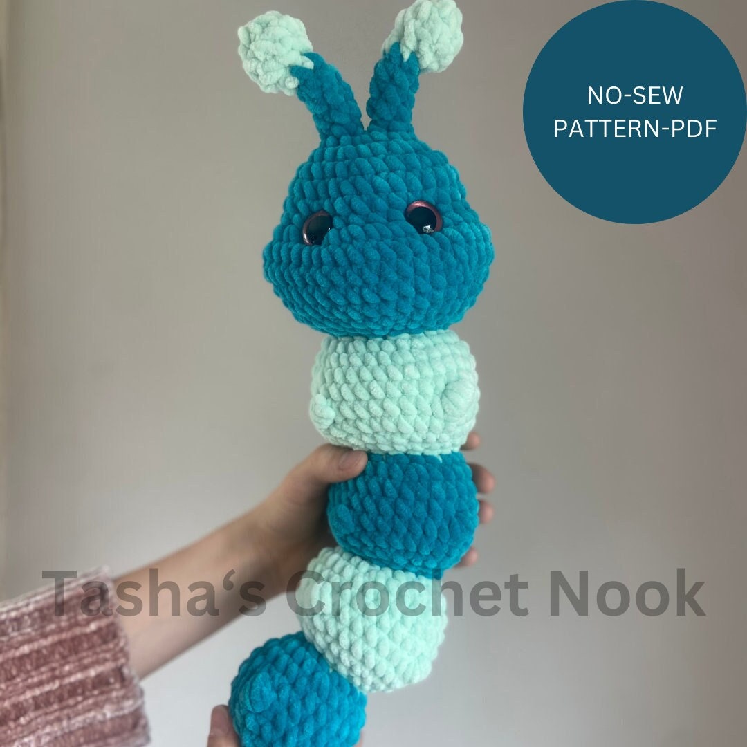 NO-SEW Caterpillar Pattern-pdf-english Only - Etsy