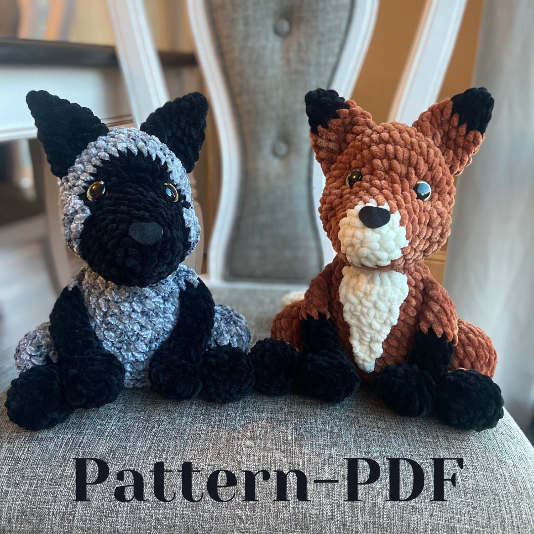 Finnic the Fox/sly the Silver Fox Pattern-intermediate Level-pdf ...