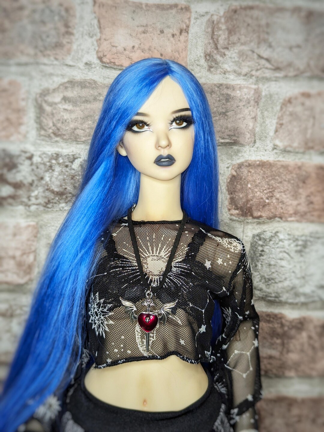 Doll Necklace for 1/3 SD BJD or Smart Doll Sword in Heart Charm - Etsy