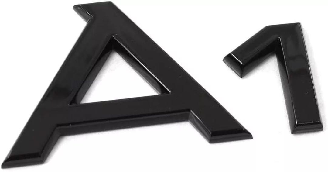 Audi A1 Gloss Black Rear Badge/lettering - Etsy