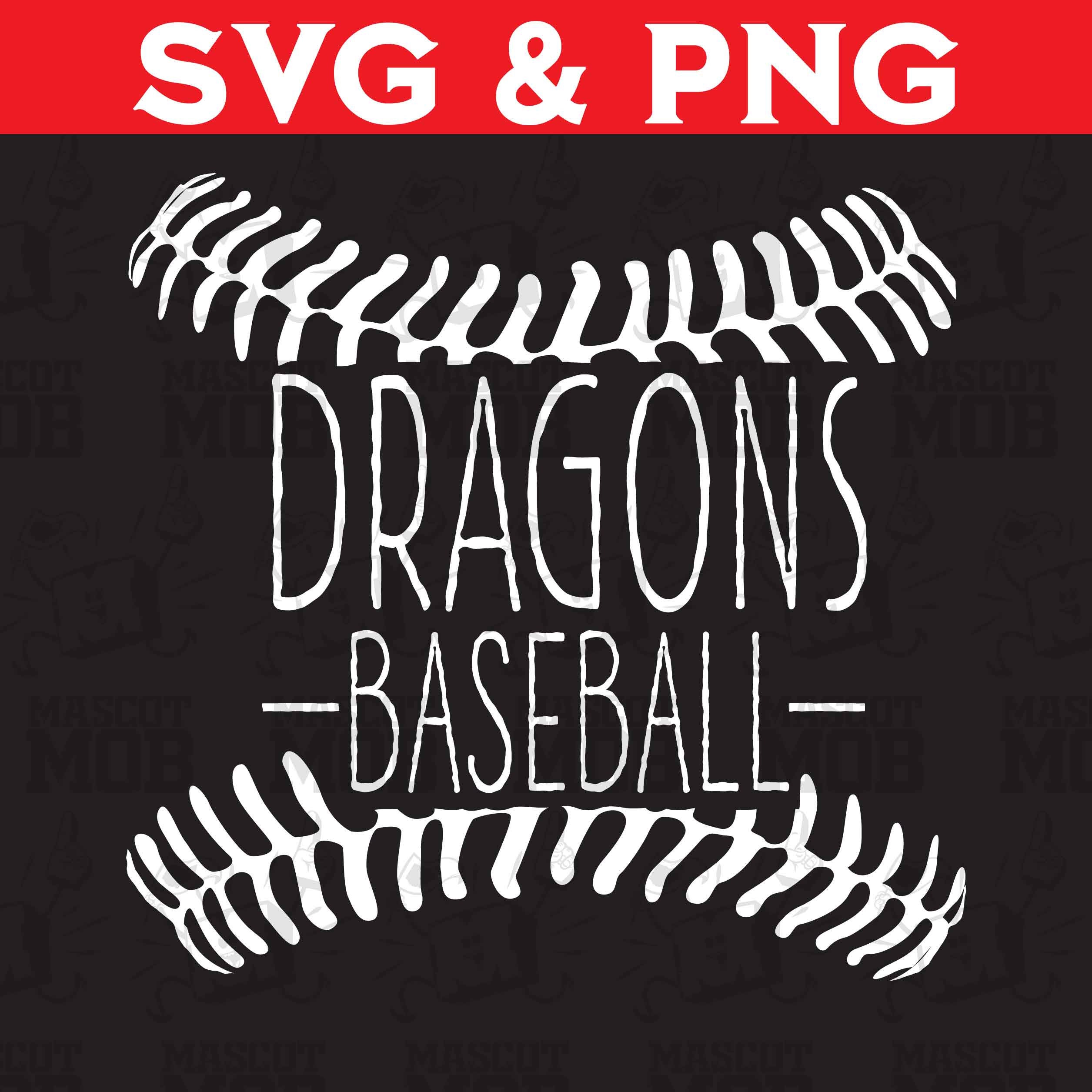 Dragon Baseball SVG Dragon Svg Dragon Team Svg for Cricut or Silhouette ...