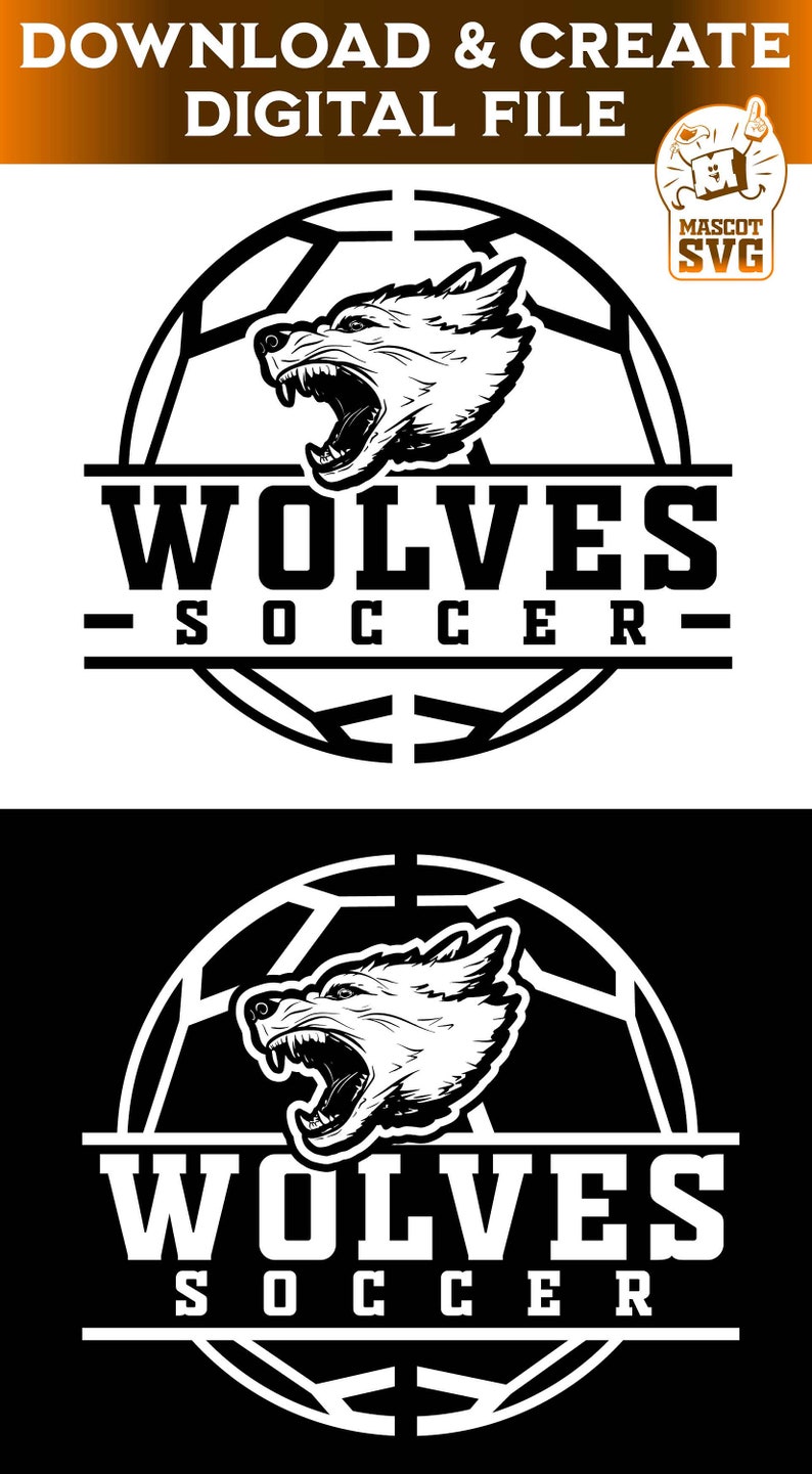 Wolves Soccer SVG Soccer Wolves Svg Wolves Svg Wolves Team Svg Wolves ...