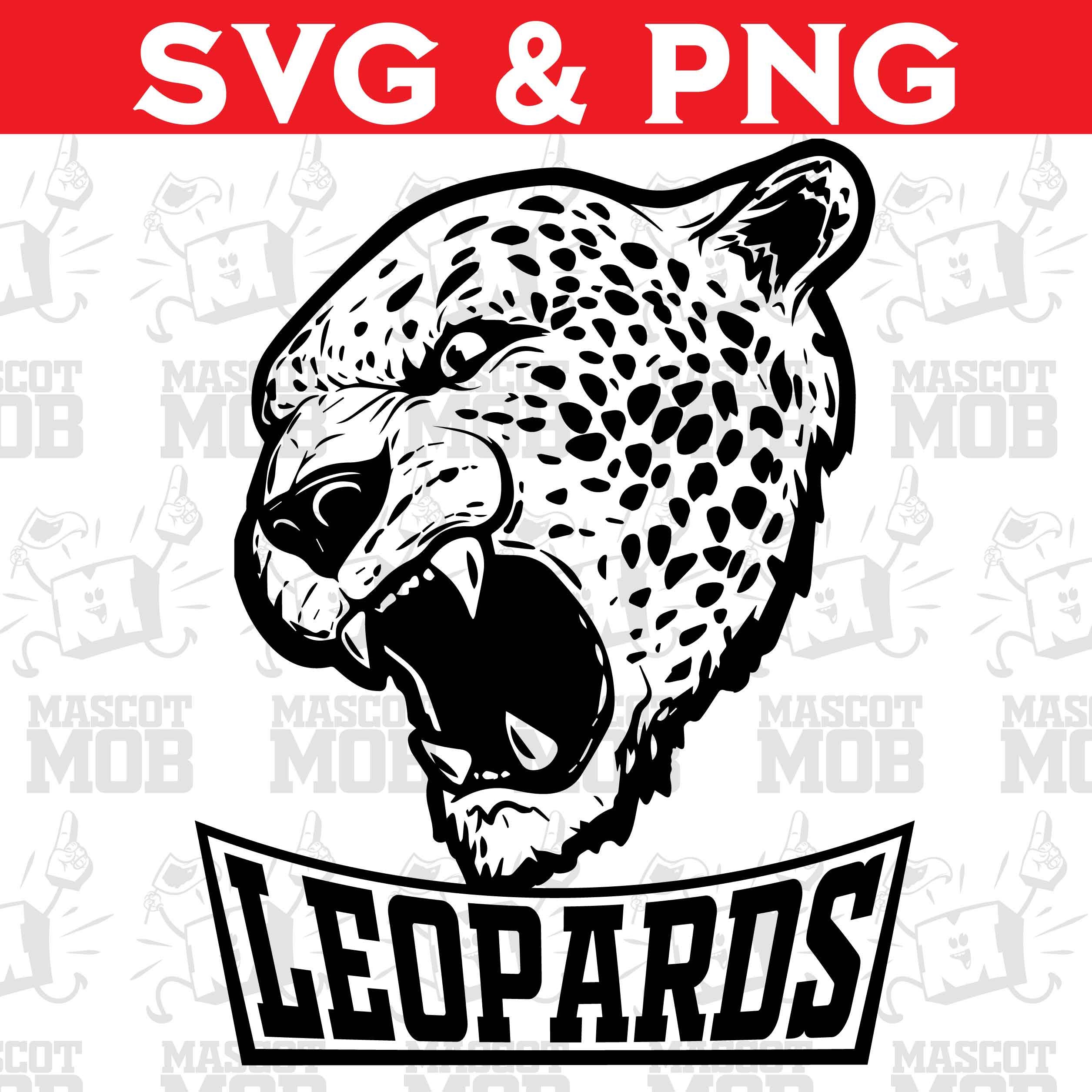 Leopards SVG Leopards Mascot Svg Leopard Team Svg Leopards SVG for ...