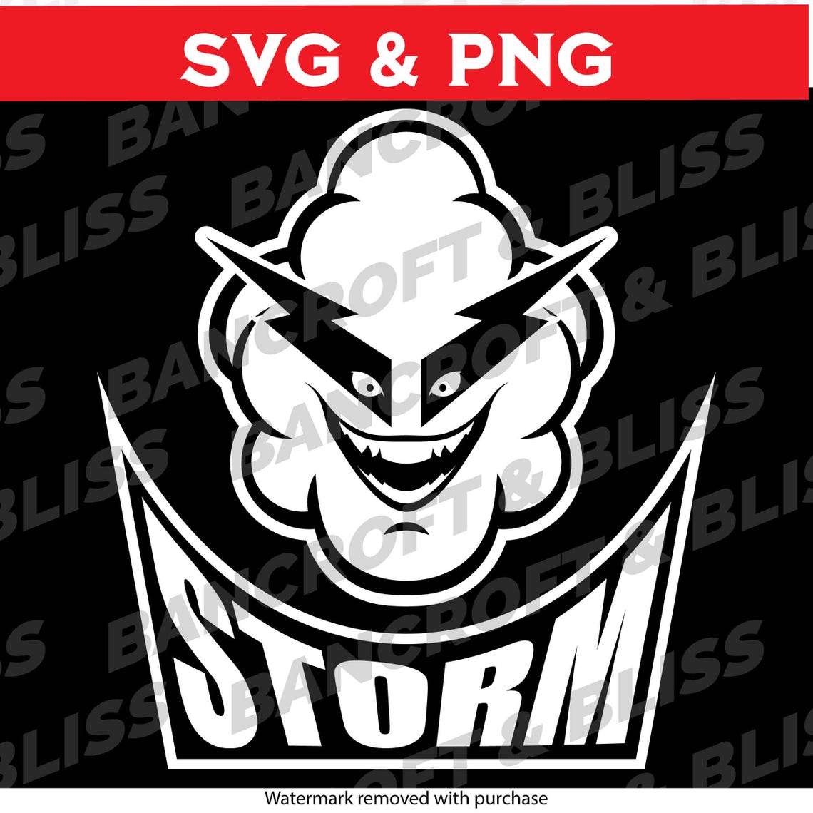 Storm SVG Storm Mascot Svg Storm Team Svg Storm School Spirit Svg ...
