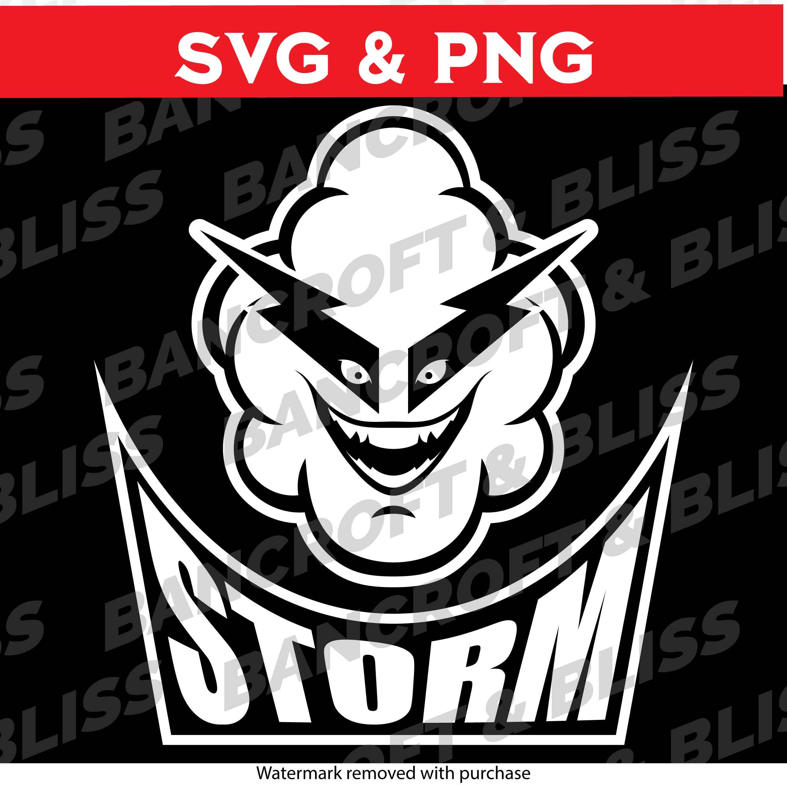 Storm SVG Storm Mascot Svg Storm Team Svg Storm School Spirit Svg ...