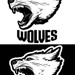 Wolves SVG Wolves Mascot Svg Wolves Team Svg Wolves SVG for Cricut or ...