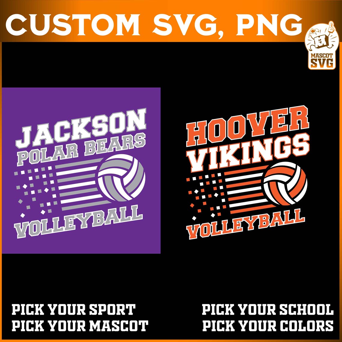 School Sport Custom Sport SVG Mascot Team Png School Mascot SVG Sport ...