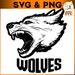 Wolves SVG Wolves Mascot Svg Wolves Team Svg Wolves SVG for Cricut or ...