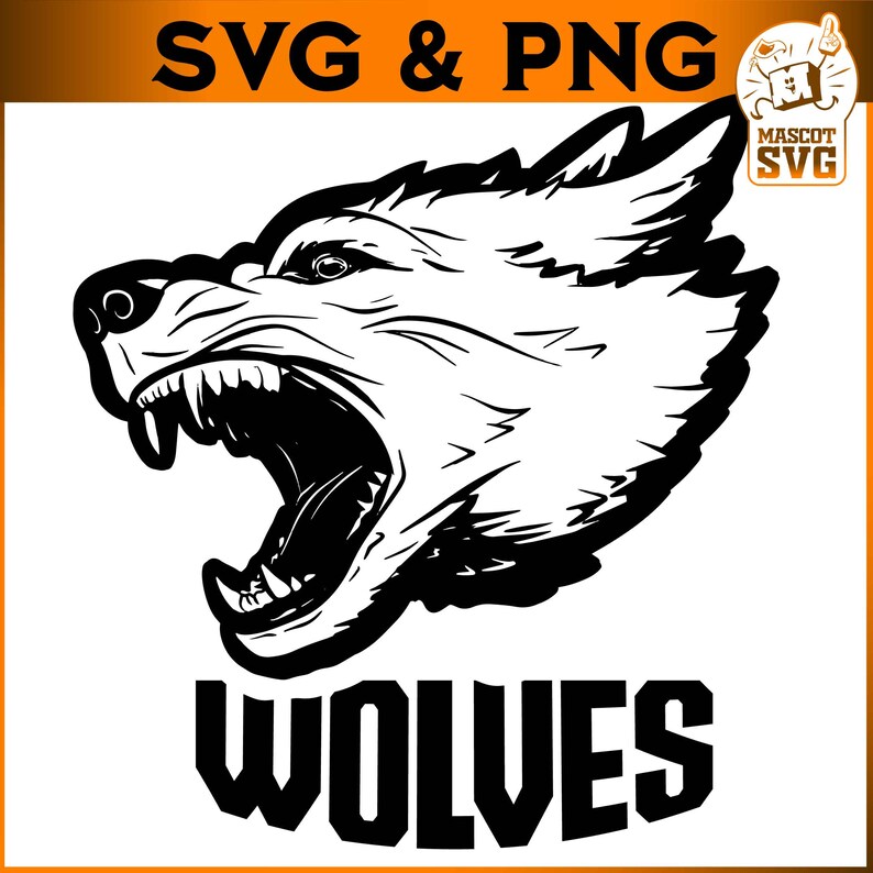Wolves SVG Wolves Mascot Svg Wolves Team Svg Wolves SVG for Cricut or ...
