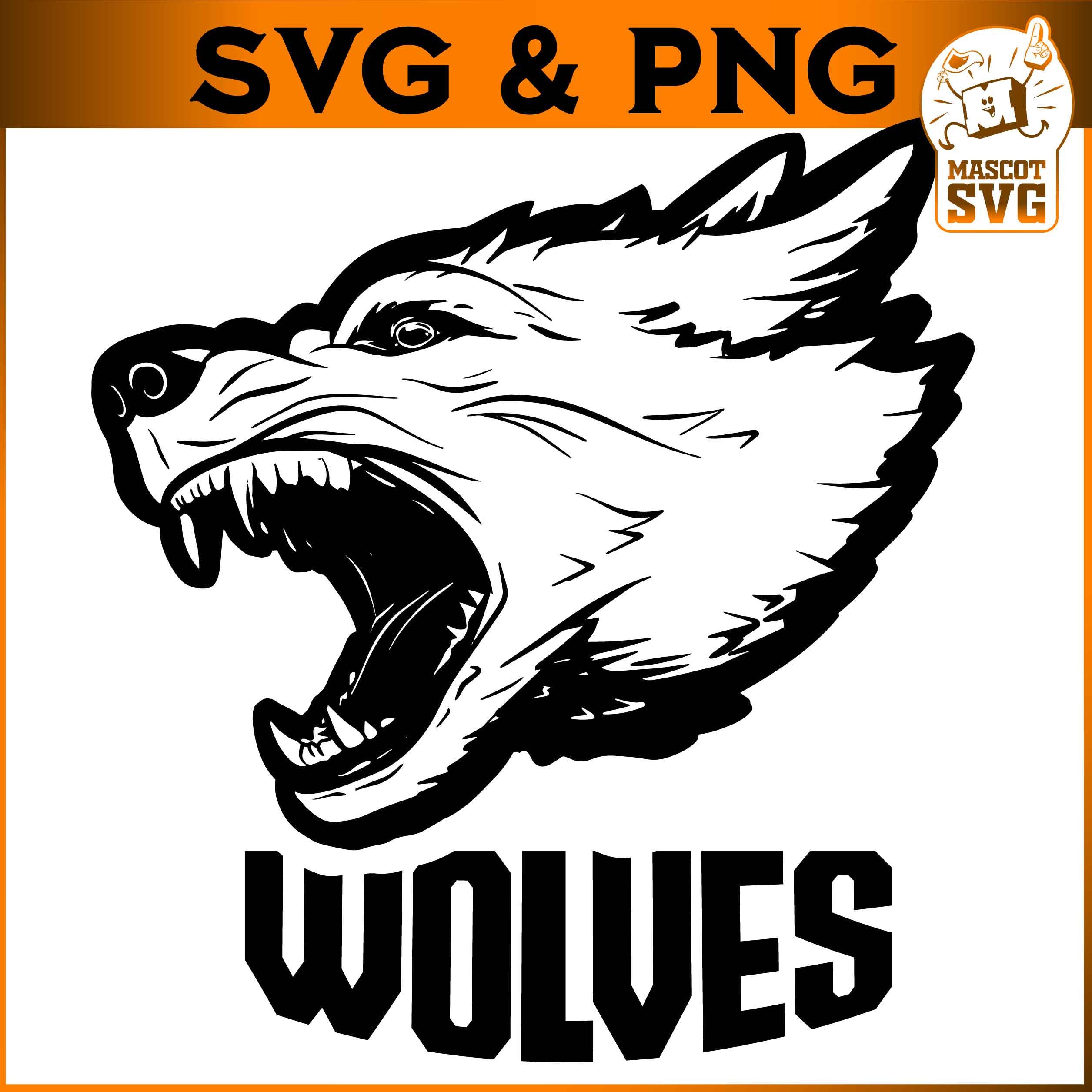 Wolves SVG Wolves Mascot Svg Wolves Team Svg Wolves SVG for - Etsy
