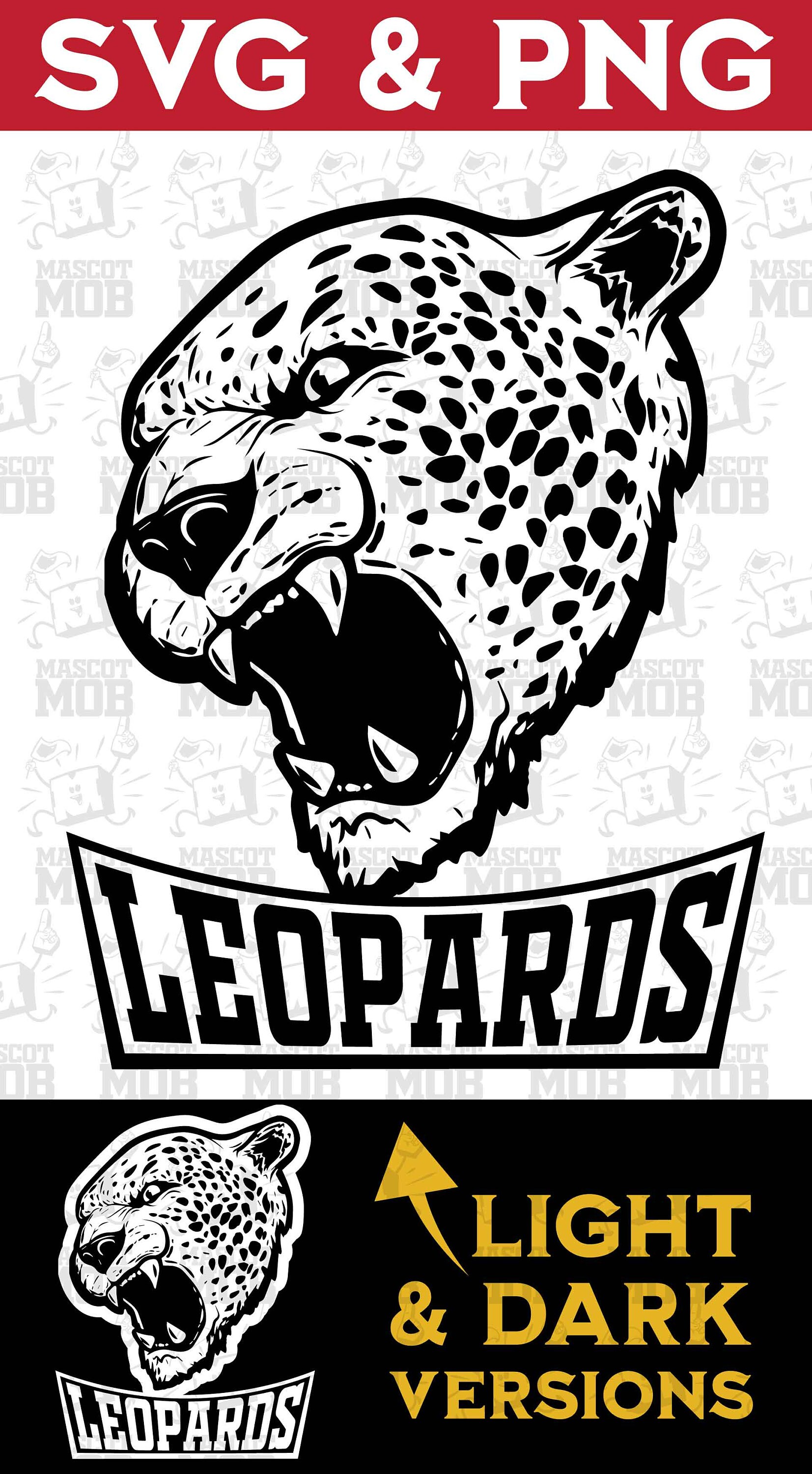 Leopards SVG Leopards Mascot Svg Leopard Team Svg Leopards SVG for ...