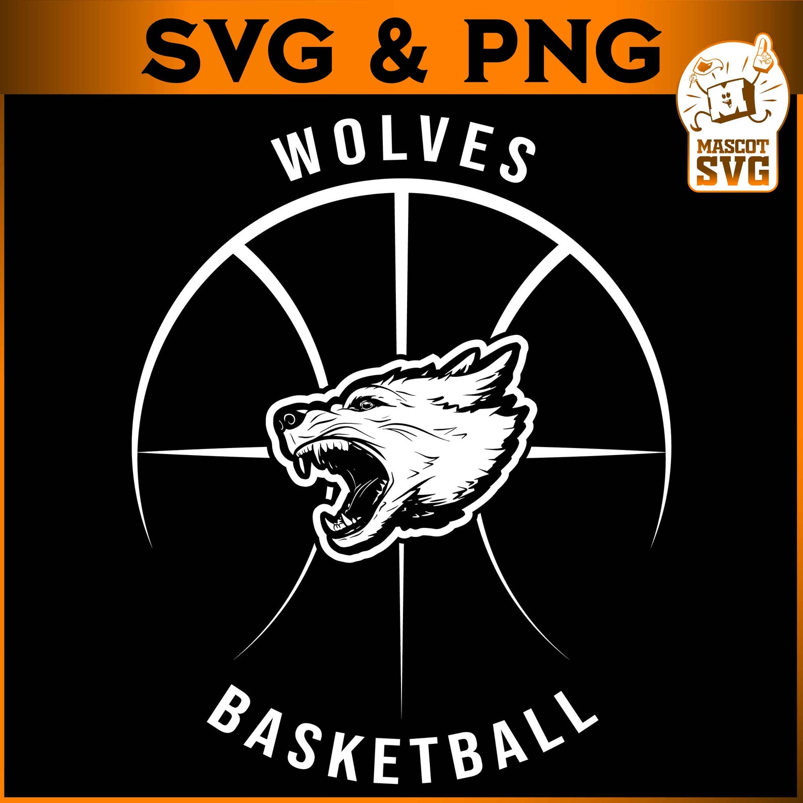 Wolves Basketball SVG Wolves B Ball Wolves Svg Wolves Team Svg Wolves ...