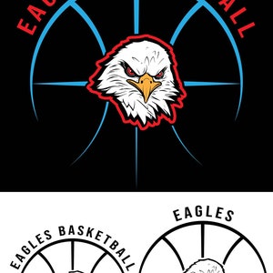 Eagle Basketball SVG Basketball Eagle Svg Eagle Svg Eagle Team Svg ...
