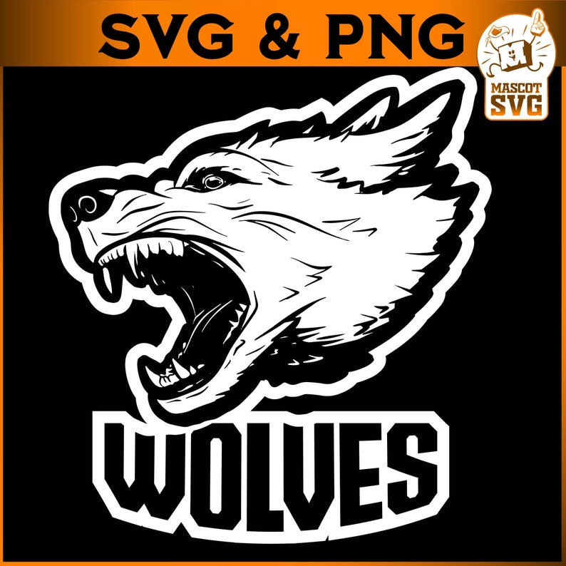 Wolves SVG Wolves Mascot Svg Wolves Team Svg Wolves SVG for Cricut or ...