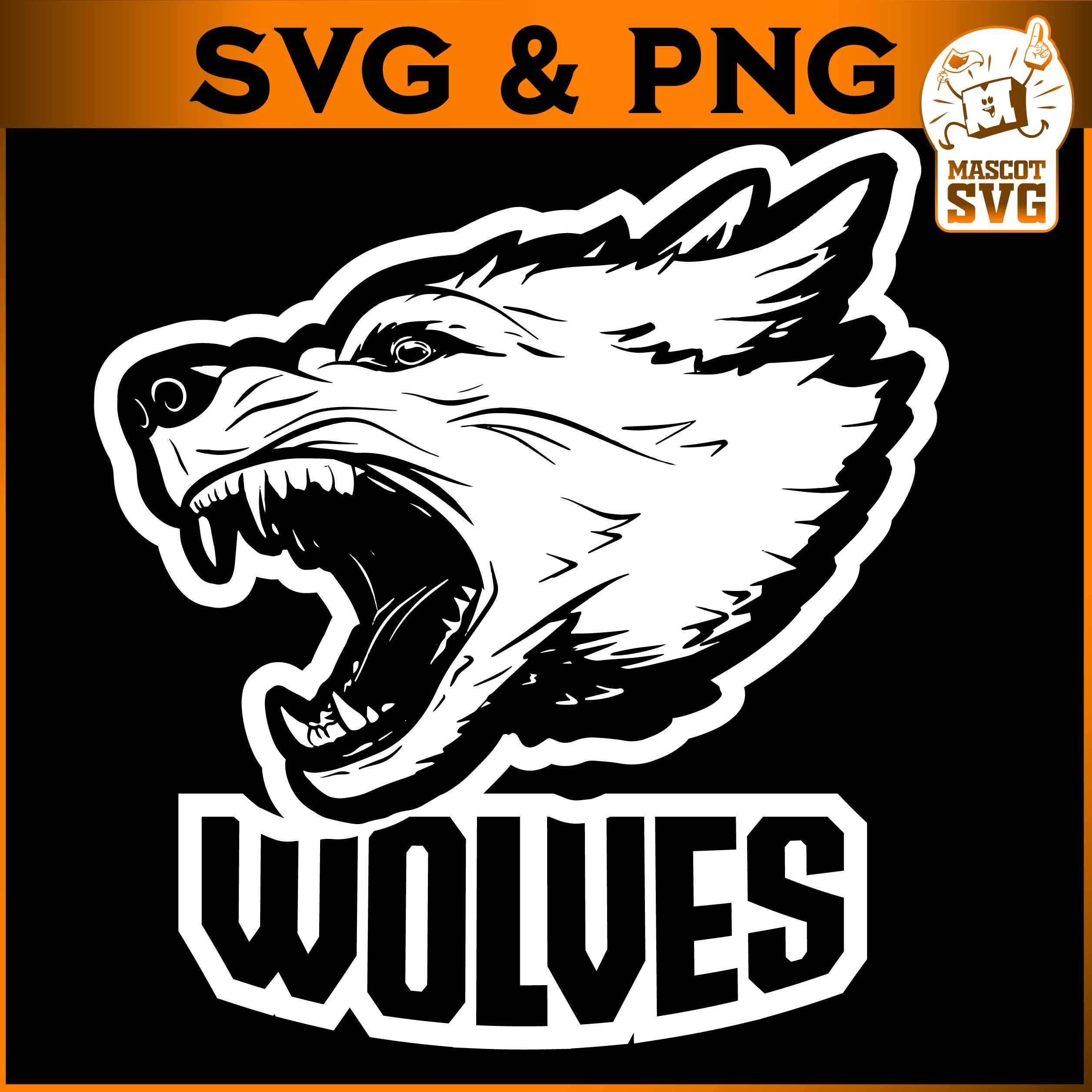 Wolves SVG Wolves Mascot Svg Wolves Team Svg Wolves SVG for - Etsy