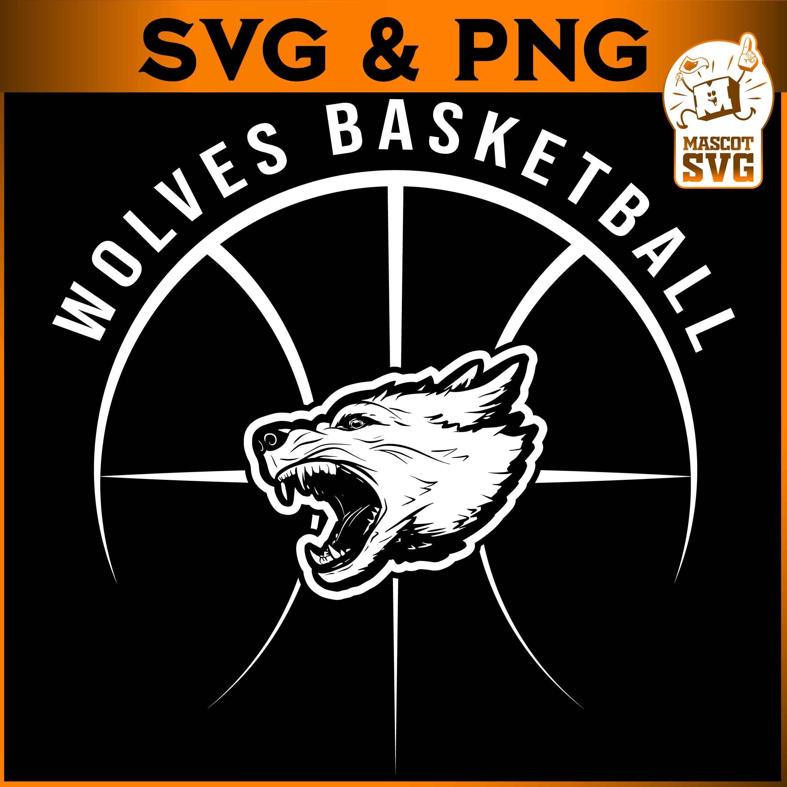 Wolves Basketball SVG Wolves B Ball Wolves Svg Wolves Team Svg Wolves ...