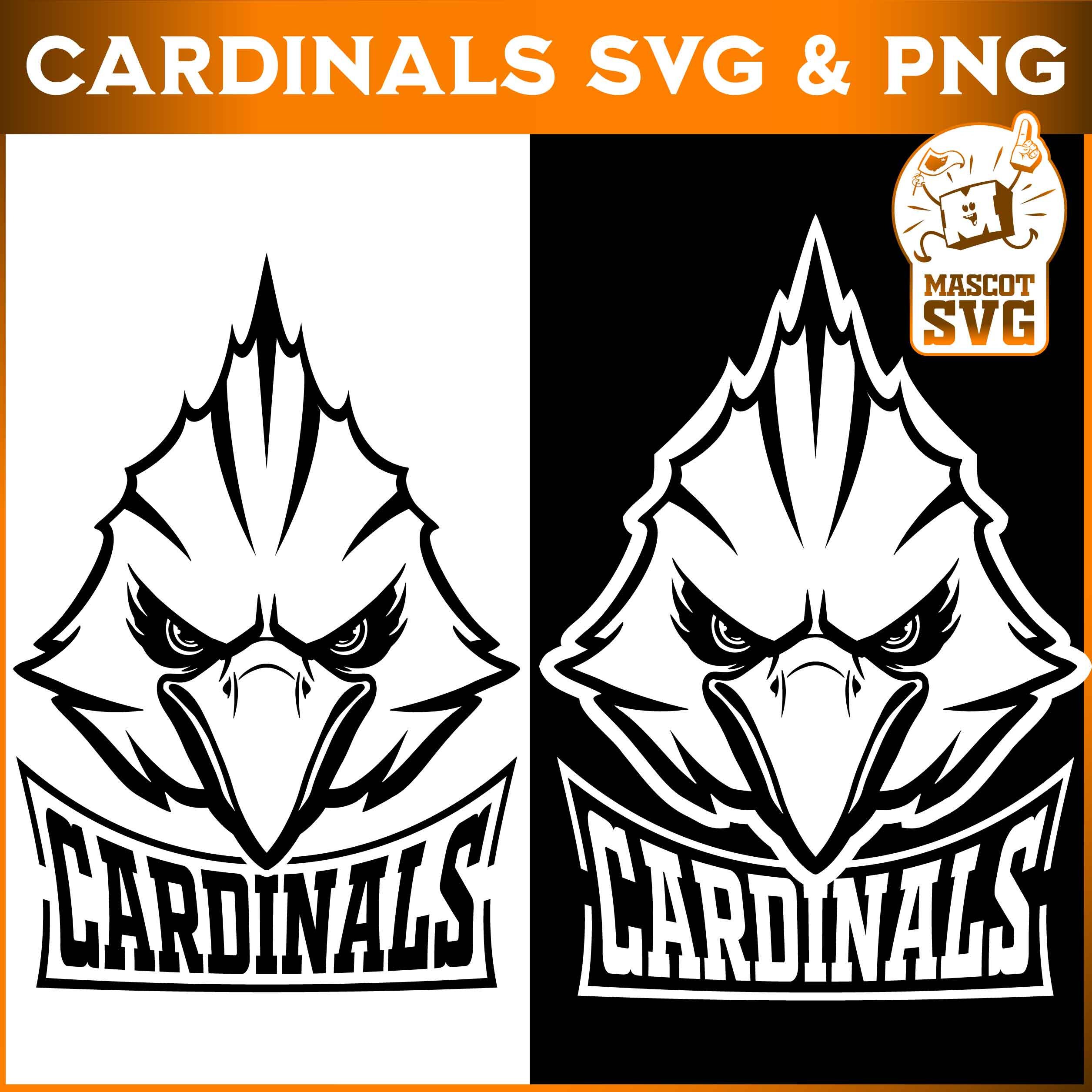 Cardinal SVG Cardinal Mascot Svg Cardinal Team Svg for Cricut or ...