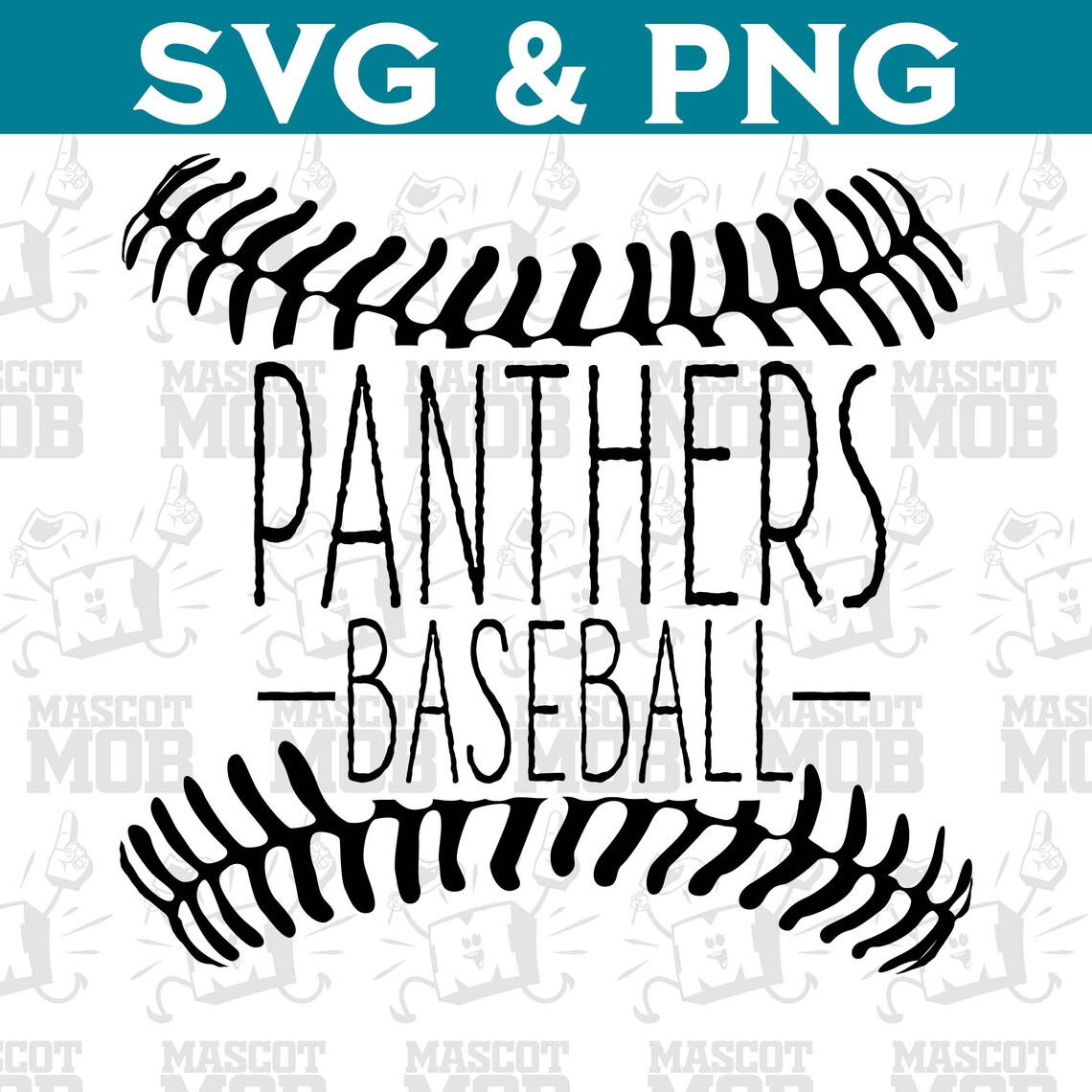 Panther Baseball SVG Panther Svg Panther Team Svg for Cricut or ...