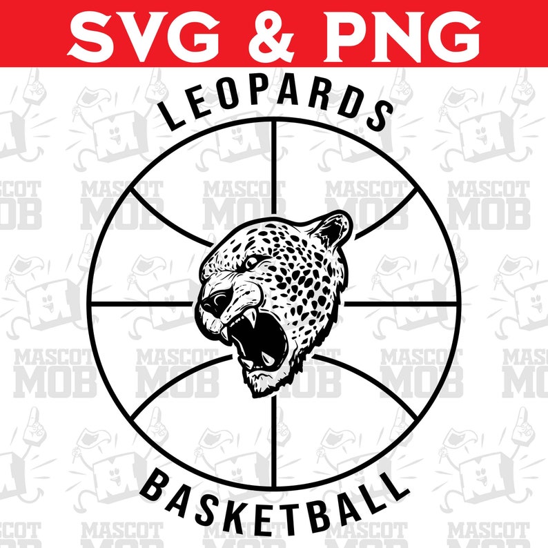 Leopard Basketball SVG Basketball Leopard Svg Leopard Svg Leopard Team ...