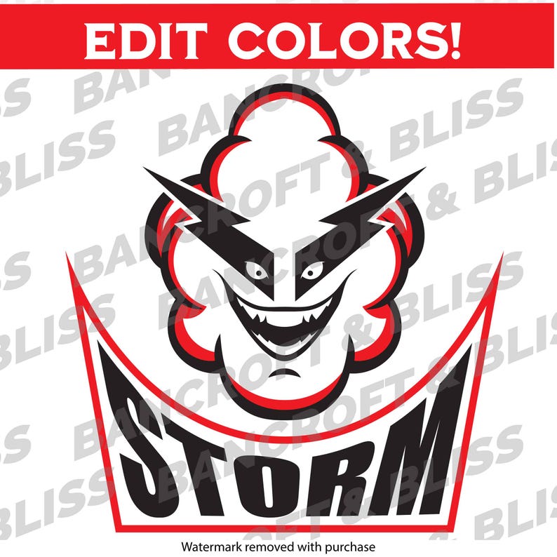 Storm SVG Storm Mascot Svg Storm Team Svg Storm School Spirit Svg ...