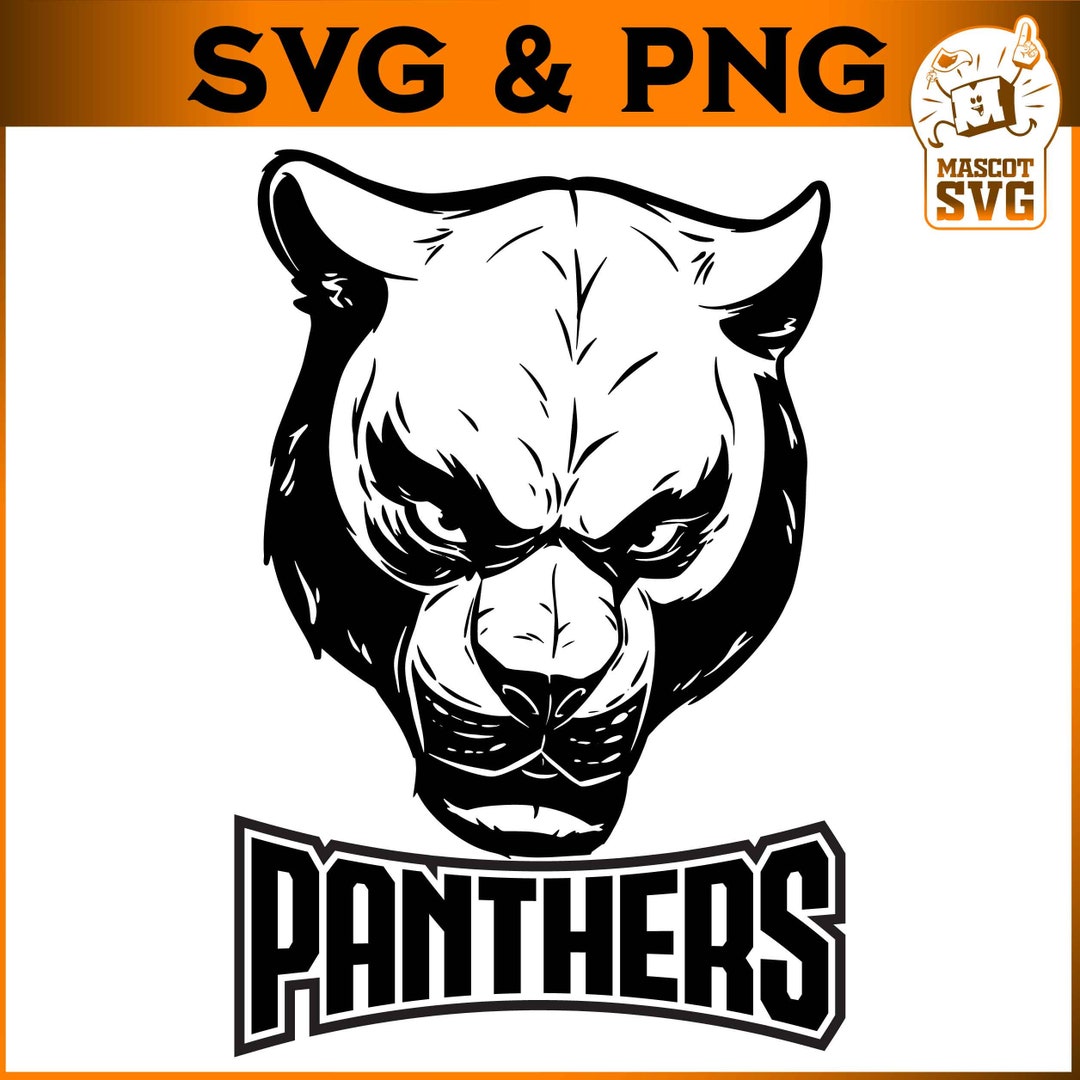 Panther SVG Panther Mascot Svg Panther Team Svg Panther SVG for Cricut ...