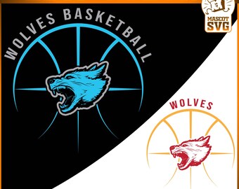 Wolves SVG Wolves Mascot Svg Wolves SVG for Cricut or Silhouette School ...