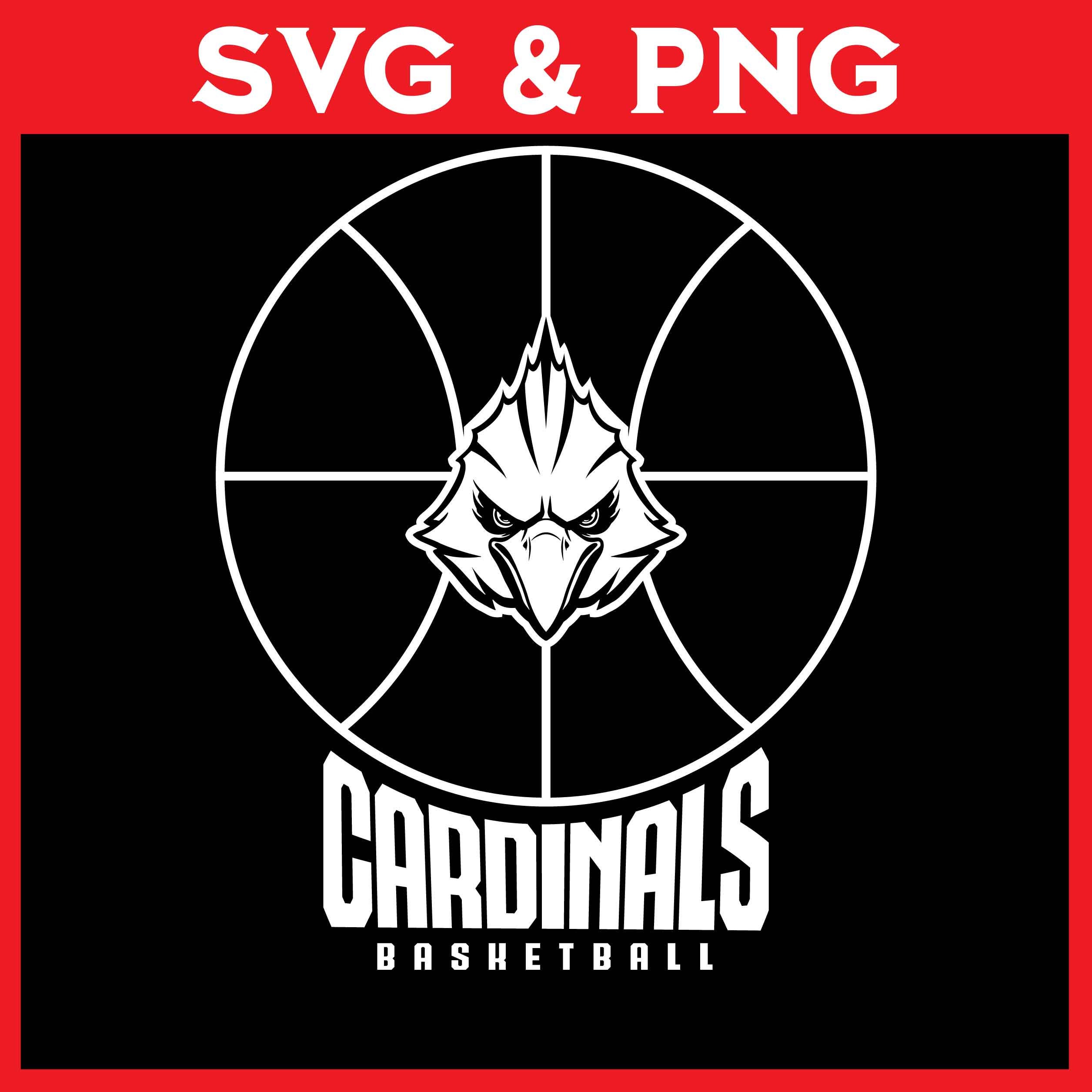 Cardinal Basketball SVG Cardinal Svg Cardinal Team Svg for Cricut or ...