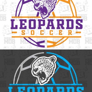 Leopard Soccer SVG Soccer Leopard Svg Leopard Svg Leopard Team Svg ...