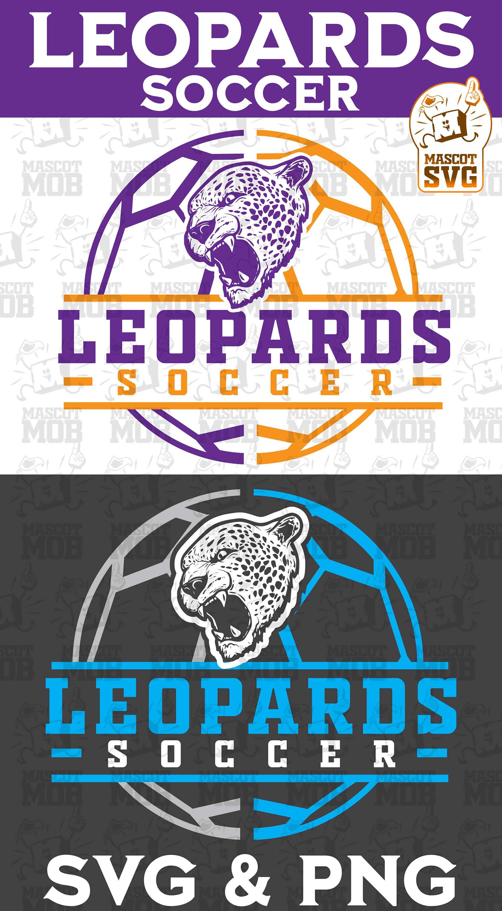 Leopard Soccer SVG Soccer Leopard Svg Leopard Svg Leopard Team Svg ...