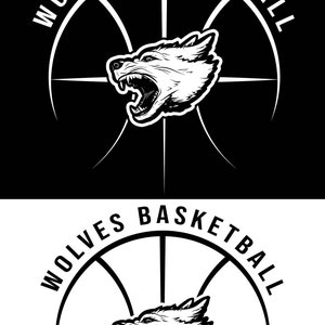 Wolves Basketball SVG Wolves B Ball Wolves Svg Wolves Team Svg Wolves ...