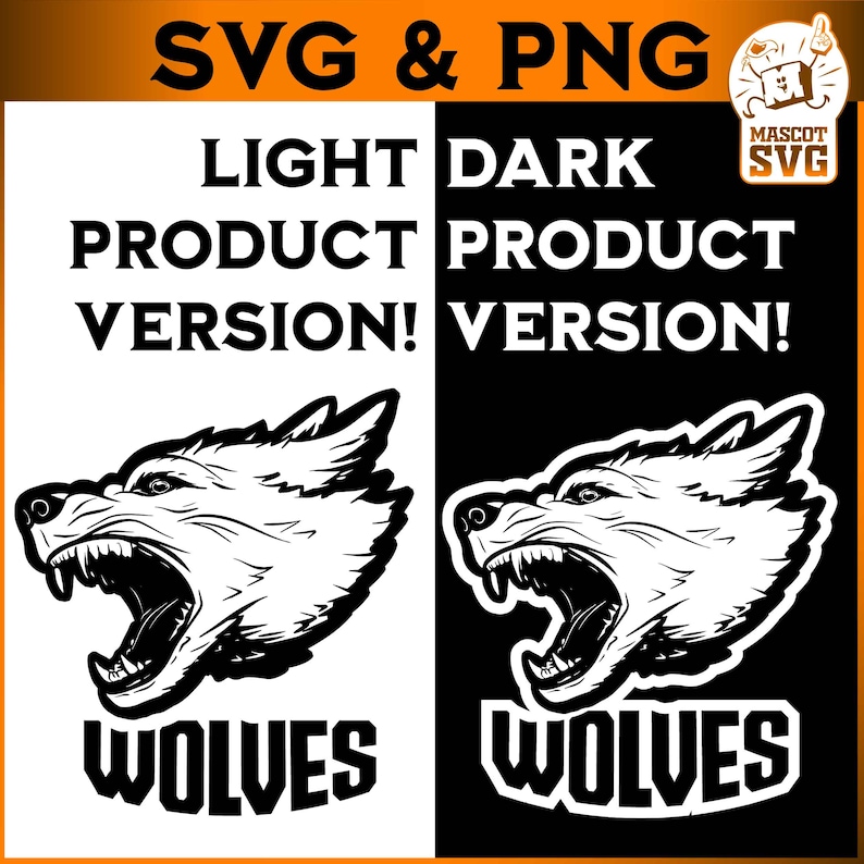 Wolves SVG Wolves Mascot Svg Wolves Team Svg Wolves SVG for Cricut or ...