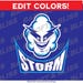 Storm SVG Storm Mascot Svg Storm Team Svg Storm School Spirit Svg ...