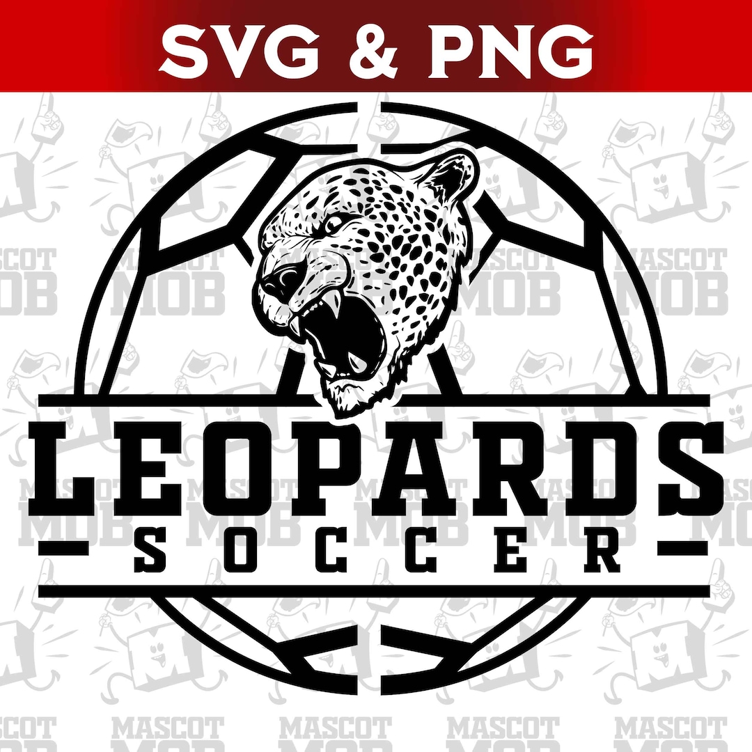 Leopard Soccer SVG Soccer Leopard Svg Leopard Svg Leopard Team Svg ...