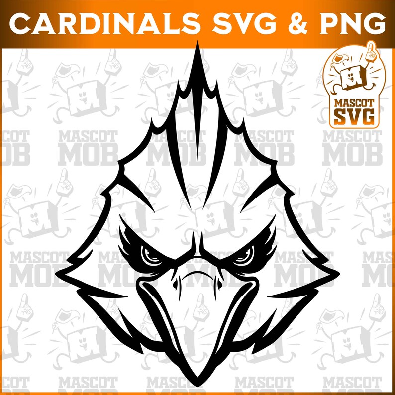 Cardinal SVG Cardinal Mascot Svg Cardinal Team Svg for Cricut or ...