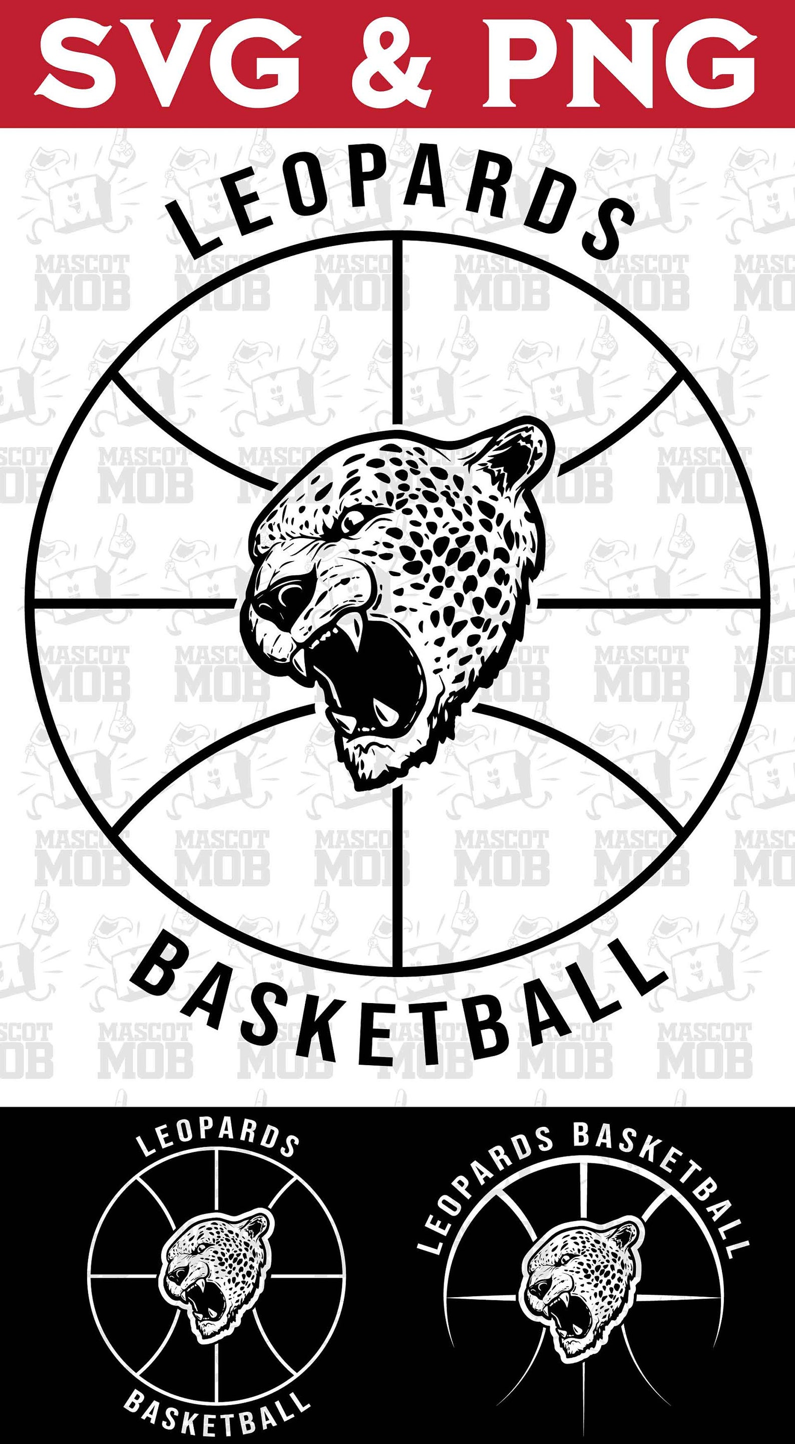 Leopard Basketball SVG Basketball Leopard Svg Leopard Svg Leopard Team ...