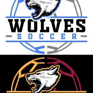 Wolves Soccer SVG Soccer Wolves Svg Wolves Svg Wolves Team Svg Wolves ...