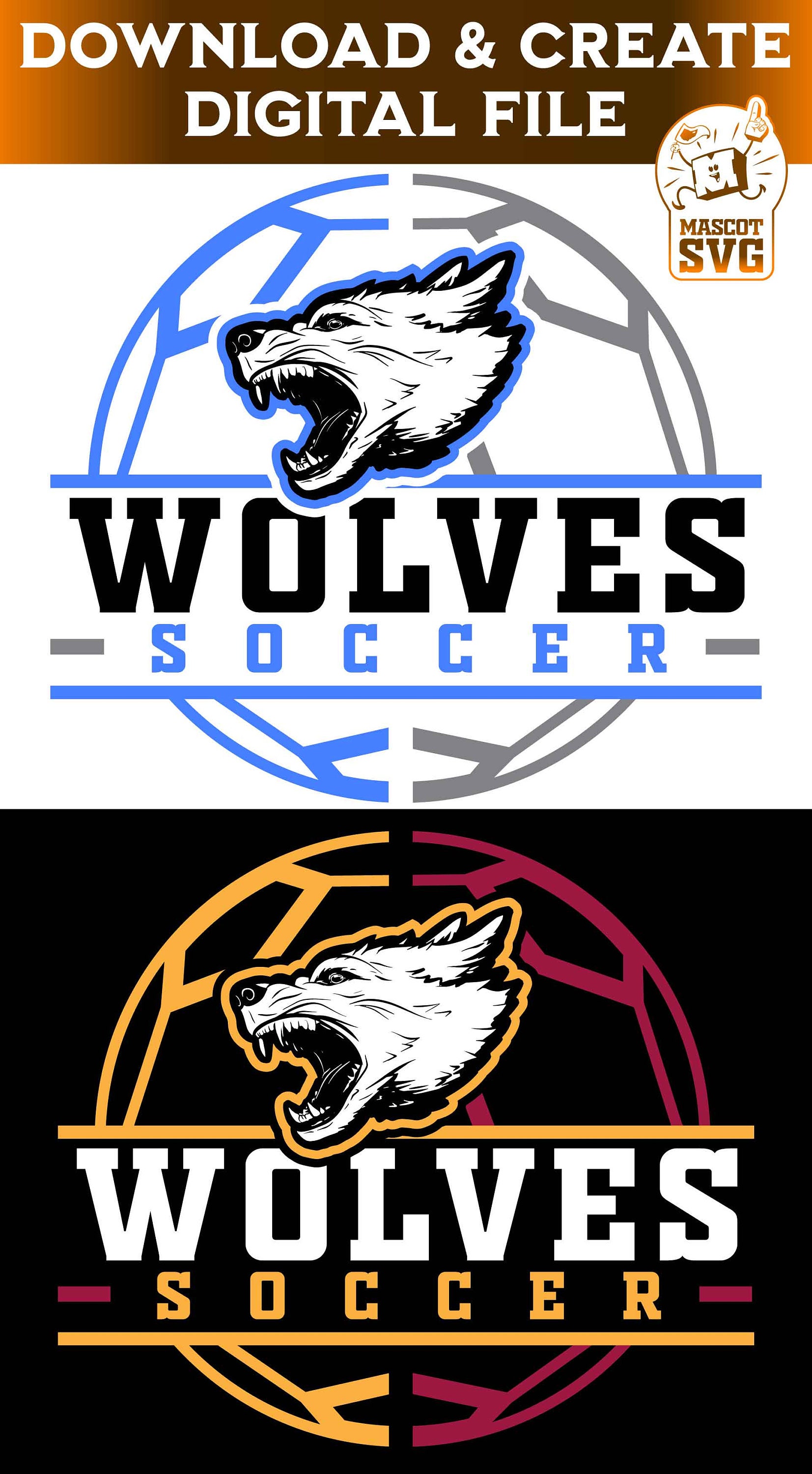 Wolves Soccer SVG Soccer Wolves Svg Wolves Svg Wolves Team Svg Wolves ...