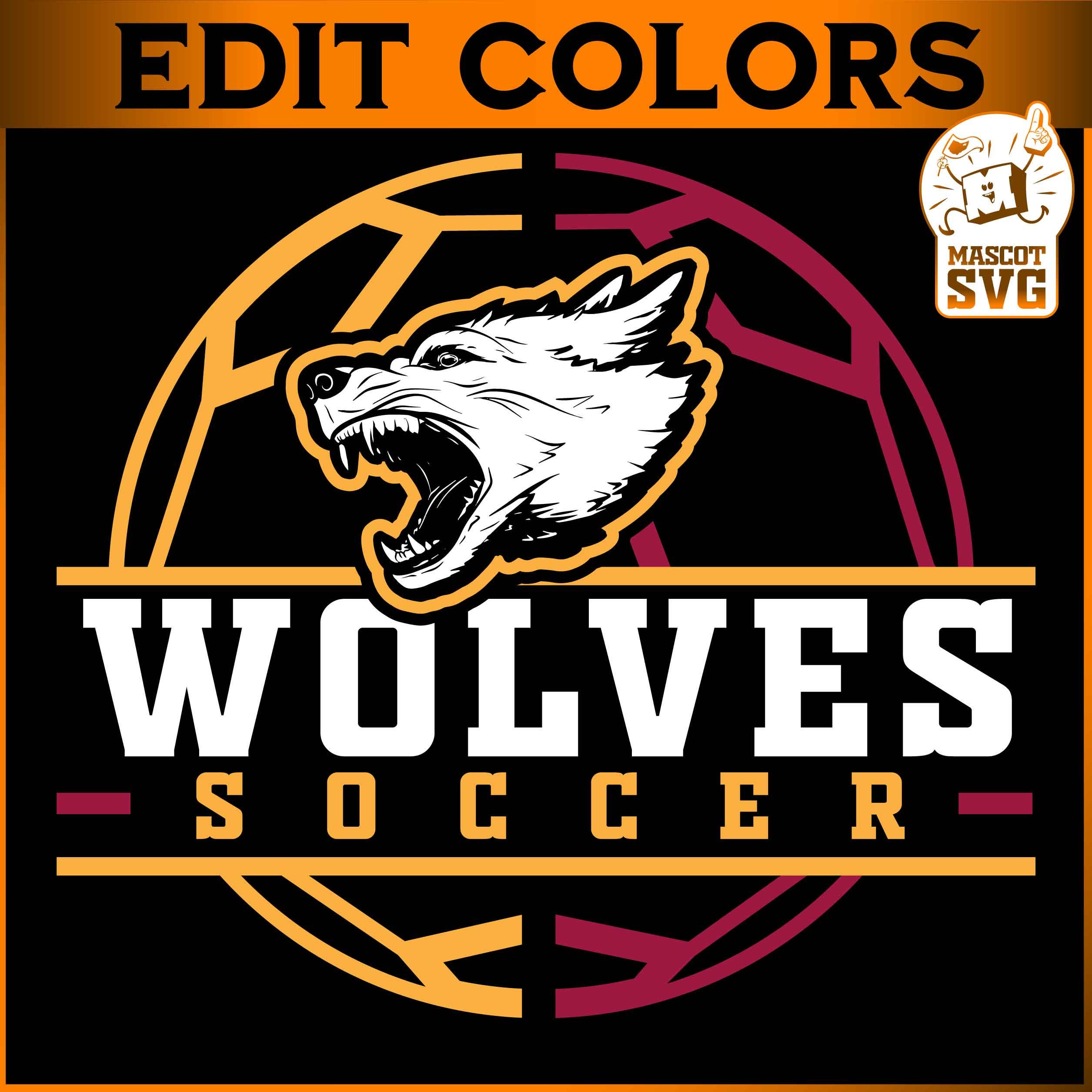 Wolves Soccer SVG Soccer Wolves Svg Wolves Svg Wolves Team Svg Wolves ...