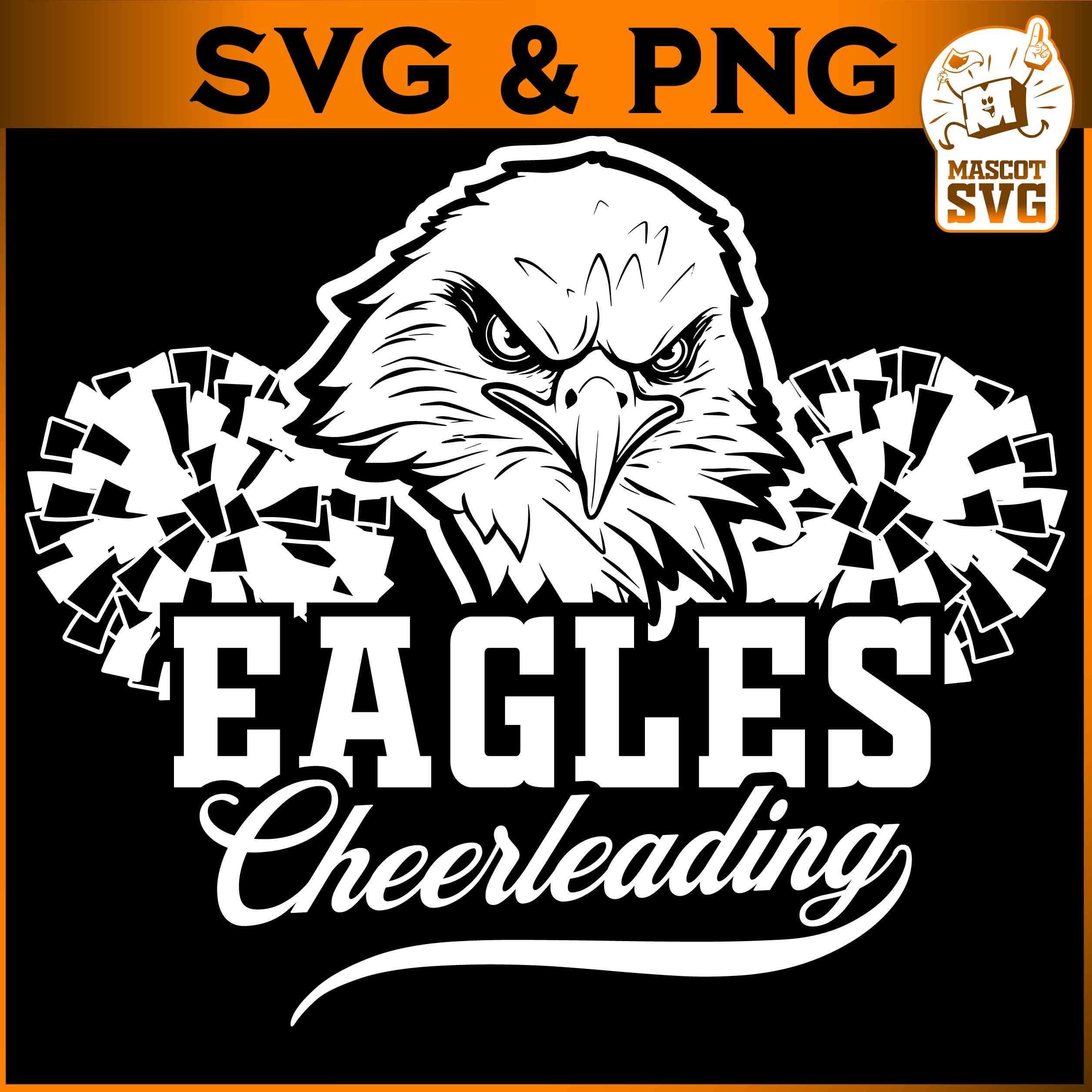 Eagle Cheerleading SVG Eagle Cheer Svg Eagle Svg Eagle Team Svg Eagles ...