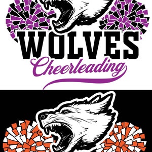 Wolves Cheerleading SVG Wolves Cheer Svg Wolves Svg Wolves Team Svg ...